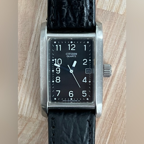 Citizen | Accessories | Citizen Mens Watch Black Dial Date Window Black ...